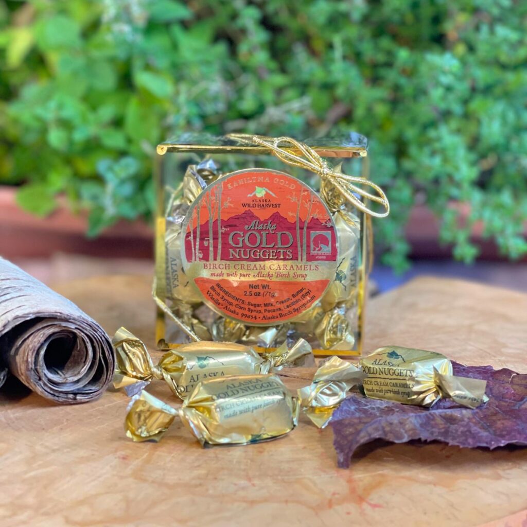 Alaska Gold Nugget Birch Cream Caramels - Alaska Birch Syrup and Wild ...