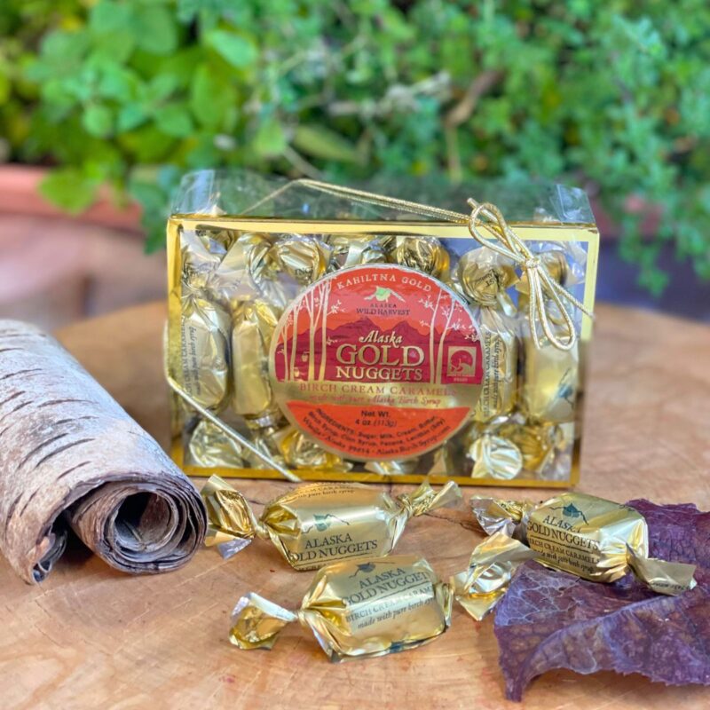 Alaska Gold Nugget Birch Cream Caramels - Alaska Birch Syrup and Wild ...