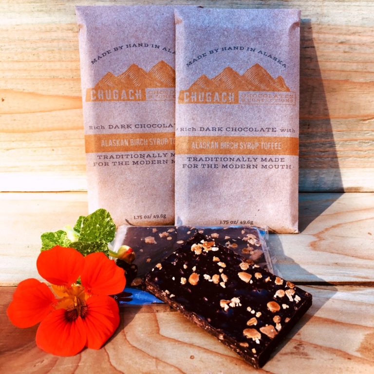 Dark Chocolate with Alaskan Birch Syrup Toffee - Alaska Birch Syrup and ...