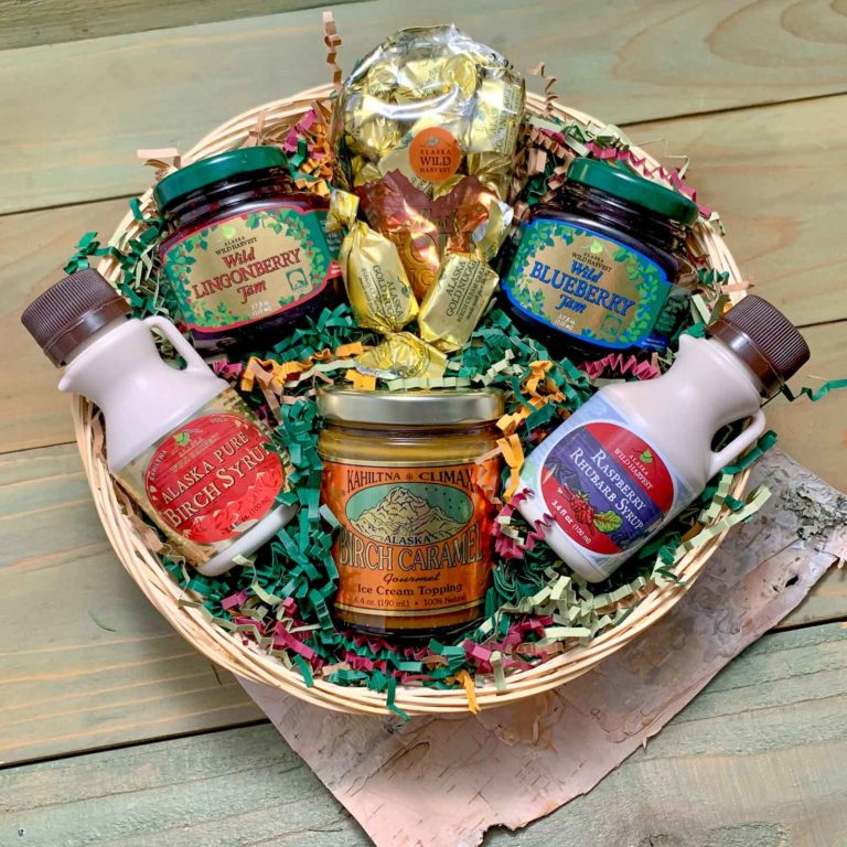 Alaska Gift Baskets | Alaska Wild Harvest Birch Syrup Products